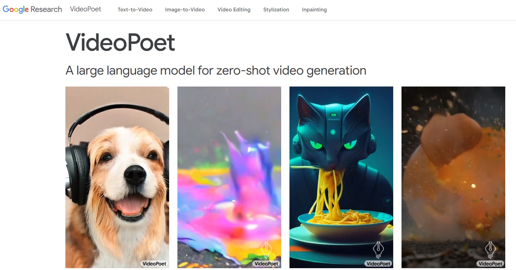 Google推出影片生成AI VideoPoet 技術突破將成2024新趨勢？ – 電子商務時報